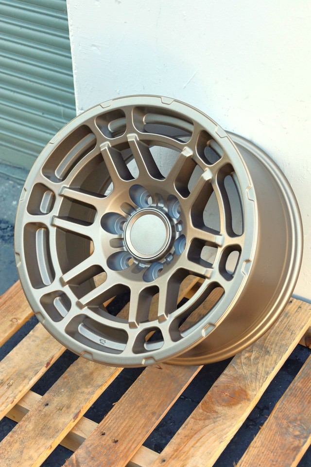 17" Bronze Off-Road Rims 17x9 +0 6x139.7 Fits Toyota Tacoma 4Runner ...