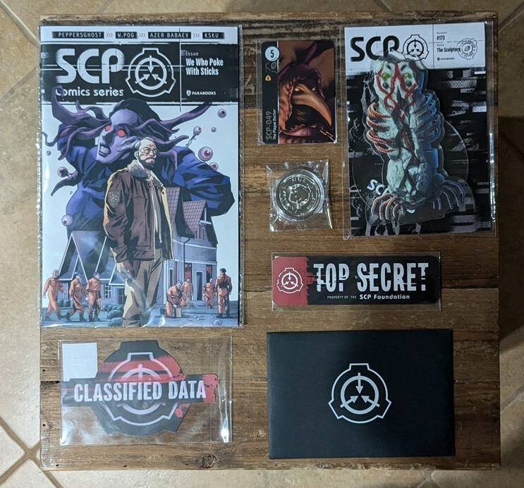 SCP Foundation Comic & authentic items (total of 7 all New & Sealed) | eBay