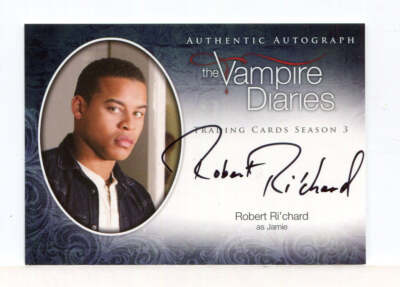 Vampire Diaries Season Three Robert Ri'chard as Jamie Autograph Card ...
