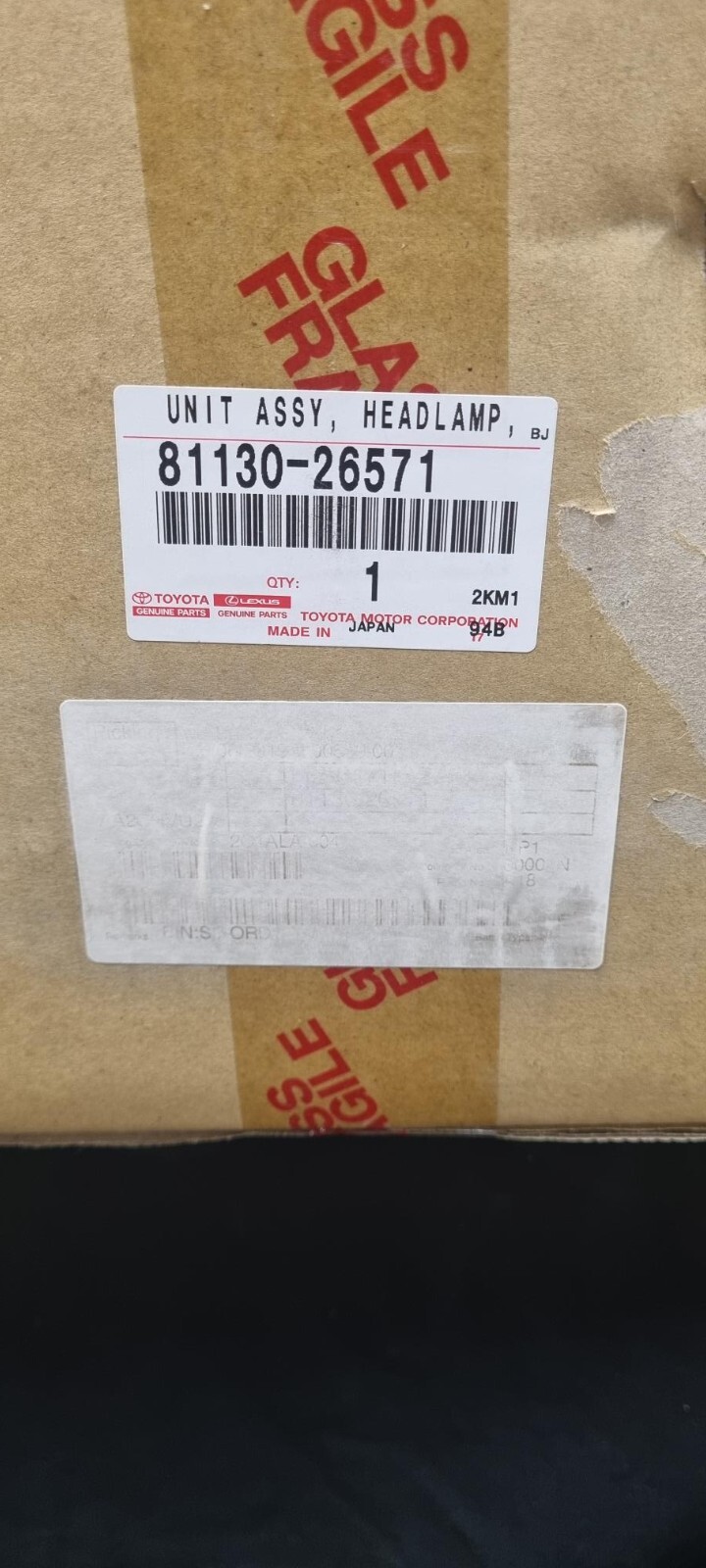 GENUINE TOYOTA HIACE HEADLAMP RIGHT HAND TRH/KDH / LH SERIES | eBay
