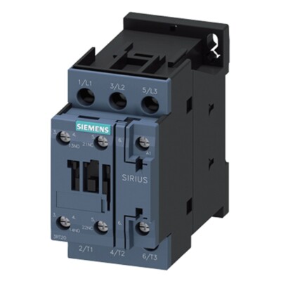 Contacteur Puissance 3 Pôles 16A S0 1NA+1NC 24VAC Siemens 3RT2025-1AB00 ...