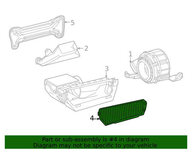 Genuine Toyota Drive Motor Battery Pack Air Filter G92DH-45010 for sale ...