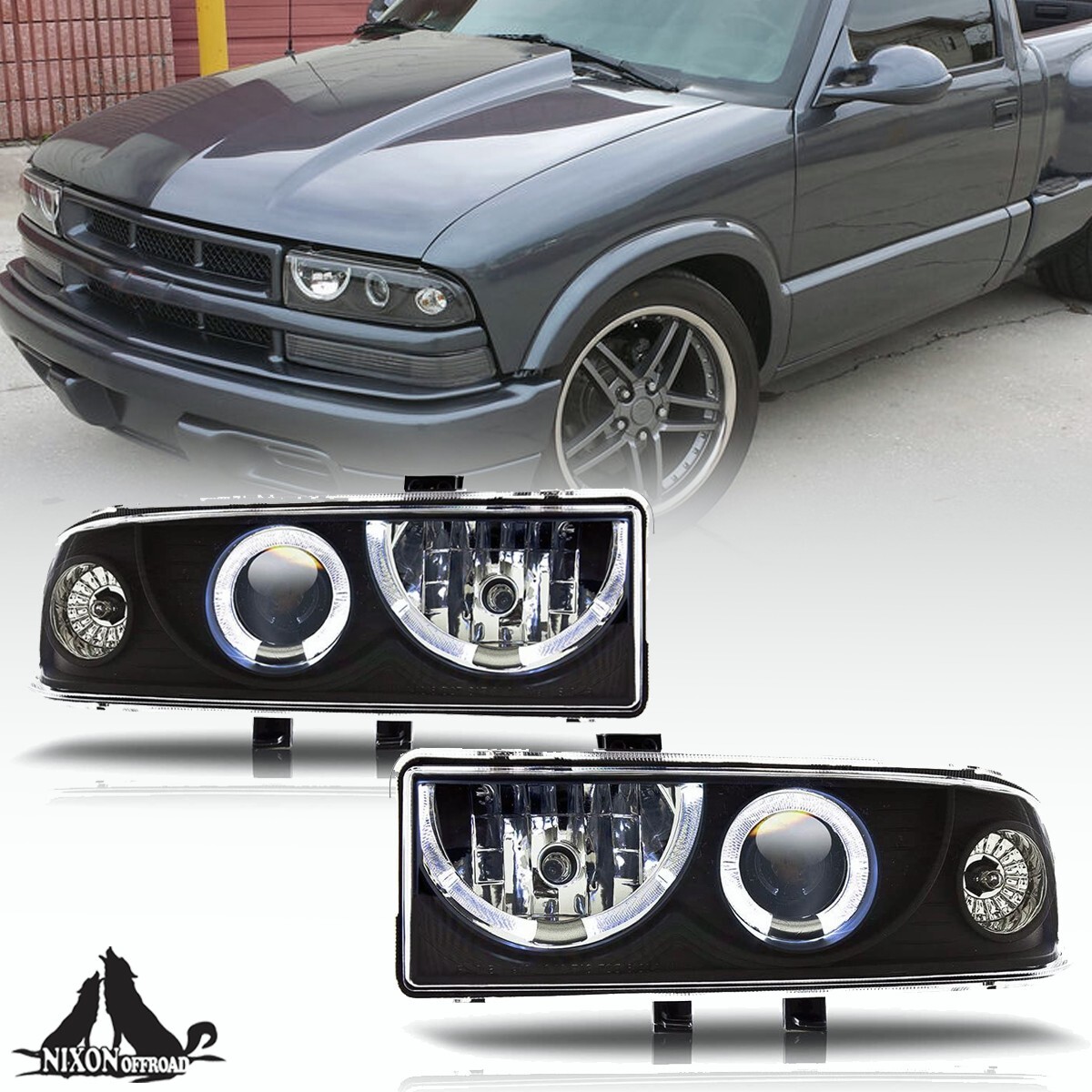 Spec-D OEM Replacement Headlights Chevy S10/Blazer (98-04), 60% OFF