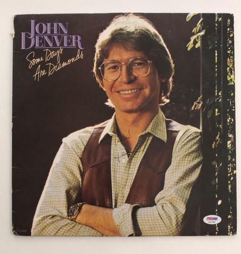 JOHN DENVER SIGNED AUTOGRAPH ALBUM VINYL RECORD - SOME DAYS ARE ...