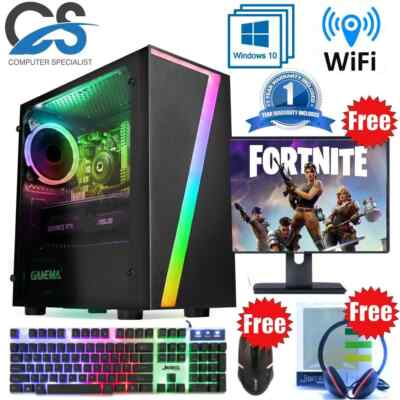Fast Gaming PC Bundle i7 i5 i3 6th Gen 16GB RAM 2TB 1TB SSD 6GB RTX ...