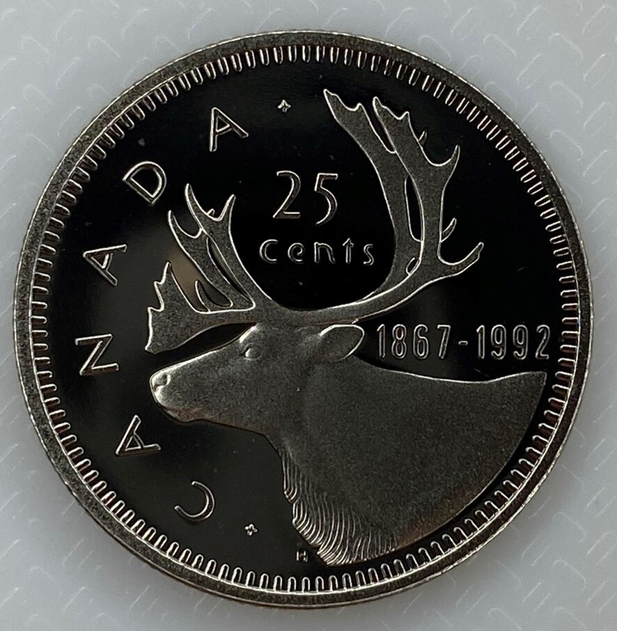 1867-1992 CANADA 25 CENTS 125th CONFEDERATION ANNIVERSARY PROOF COIN | eBay