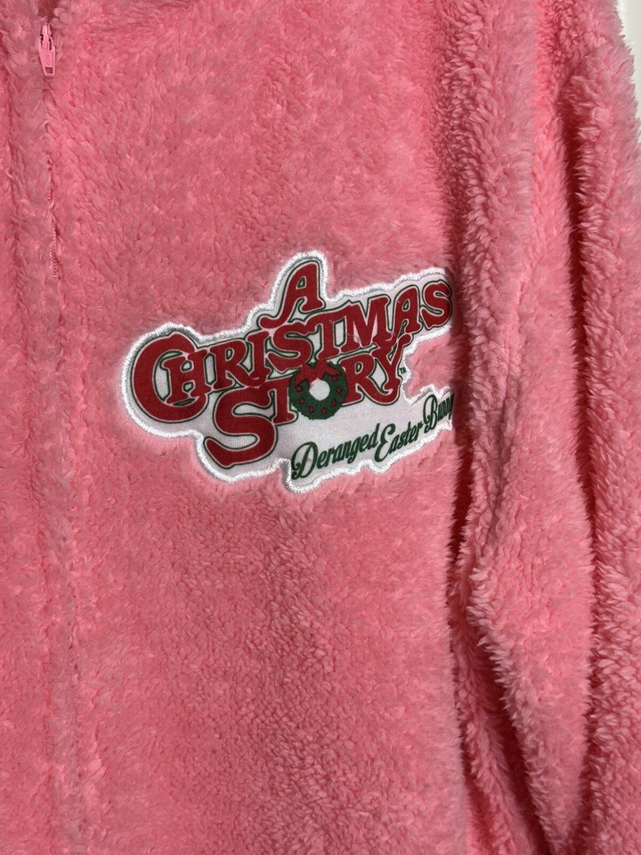 A Christmas Story Sz-L Ralphie Deranged Easter Bunny One Piece Suit ...