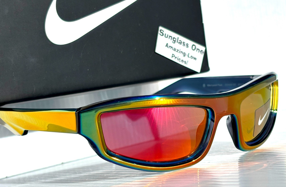 NEW Nike LUCENT FLASH Orange Mirror UV PROTECTIVE Orange Sunglass ...