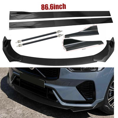 Front Bumper Spoiler For XC60 XC40 XC90 2019 2020 Body Kit+Side Skirt ...
