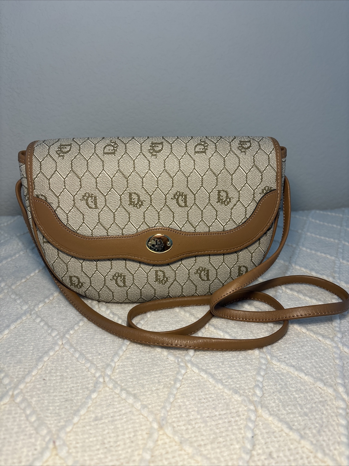 Authentic Christian Dior Shoulder Bag Crossbody Purse… - Gem