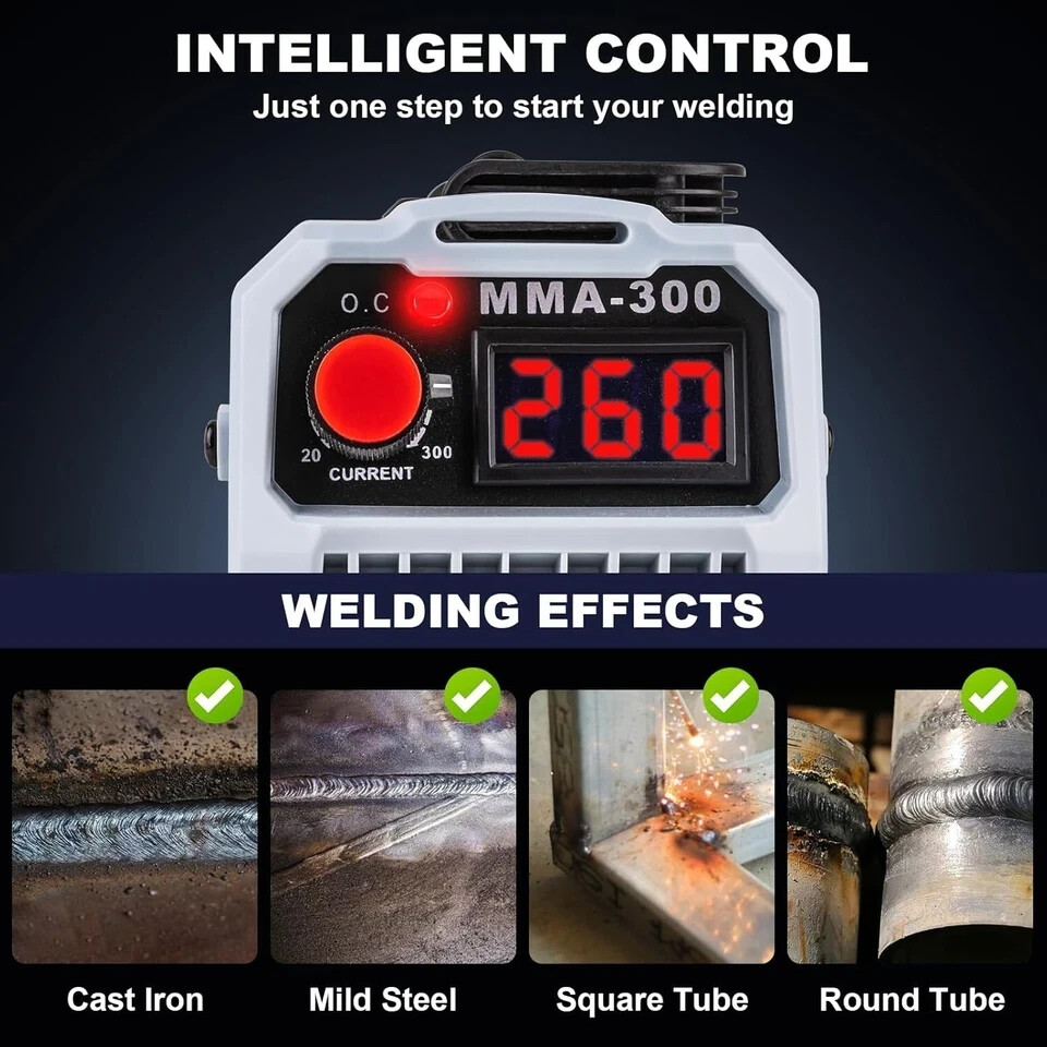 BetyBedy Stick Welder, Portable Mini Welding Machine, 110V MMA-300Amp Welder Mac | eBay
