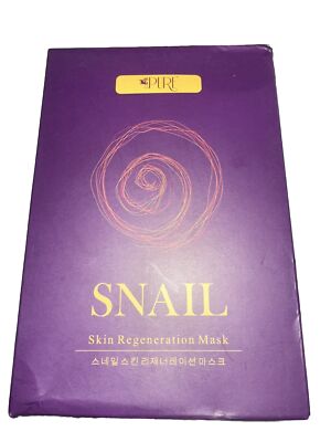 PURE SNAIL Skin Regeneration Masks 10 pack | eBay