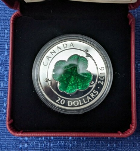 CANADA MINT 2016 20$ FOUR LEAF CLOVER COIN MINT CONDITION | eBay UK