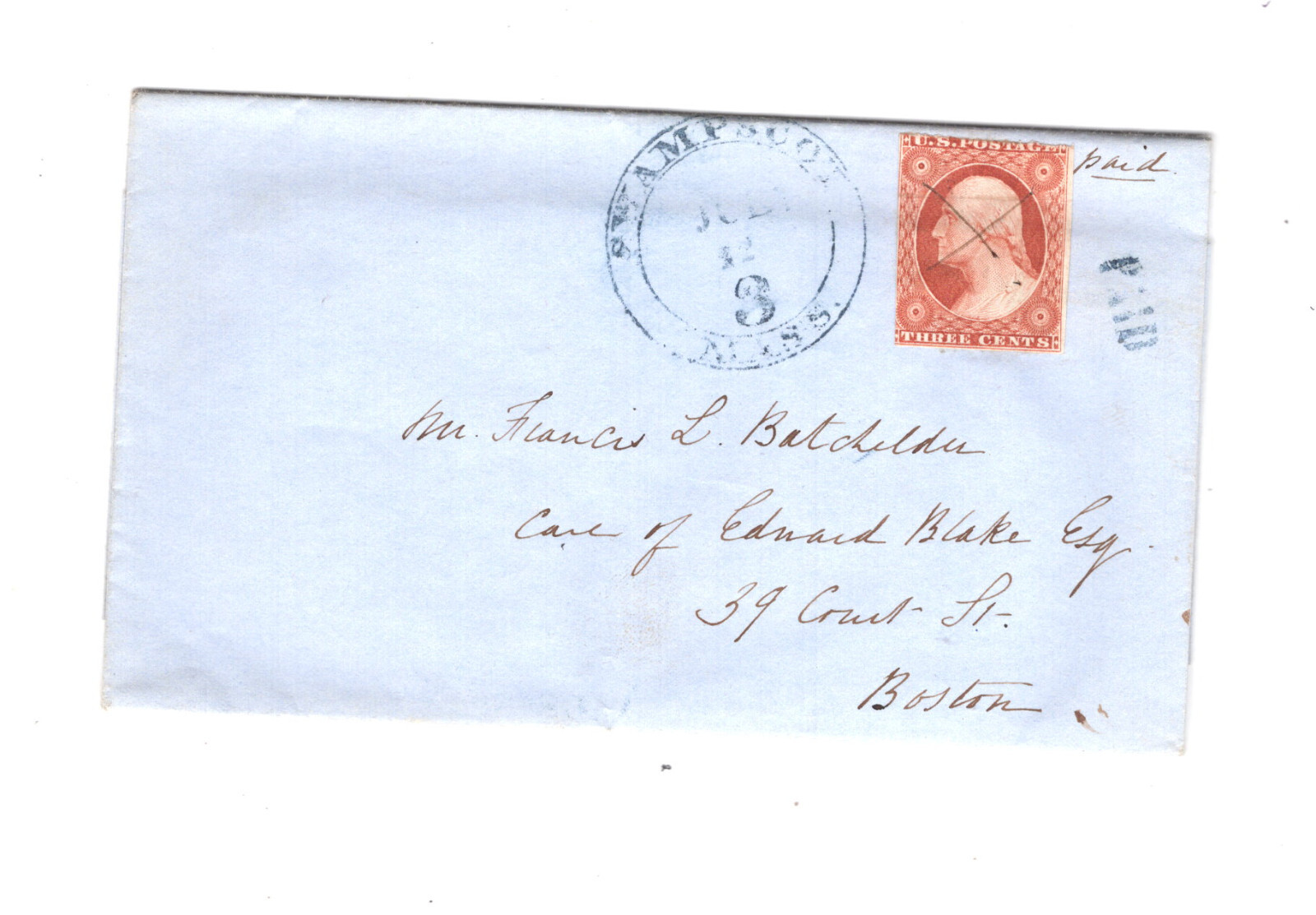 US #11 on better cancel cover | eBay