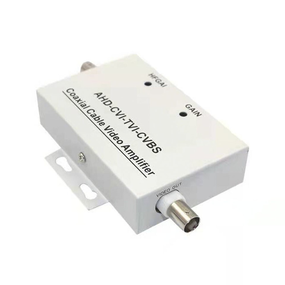 Coaxial Cable Video Amplifier 1 Channel Signal Extender Booster for ...