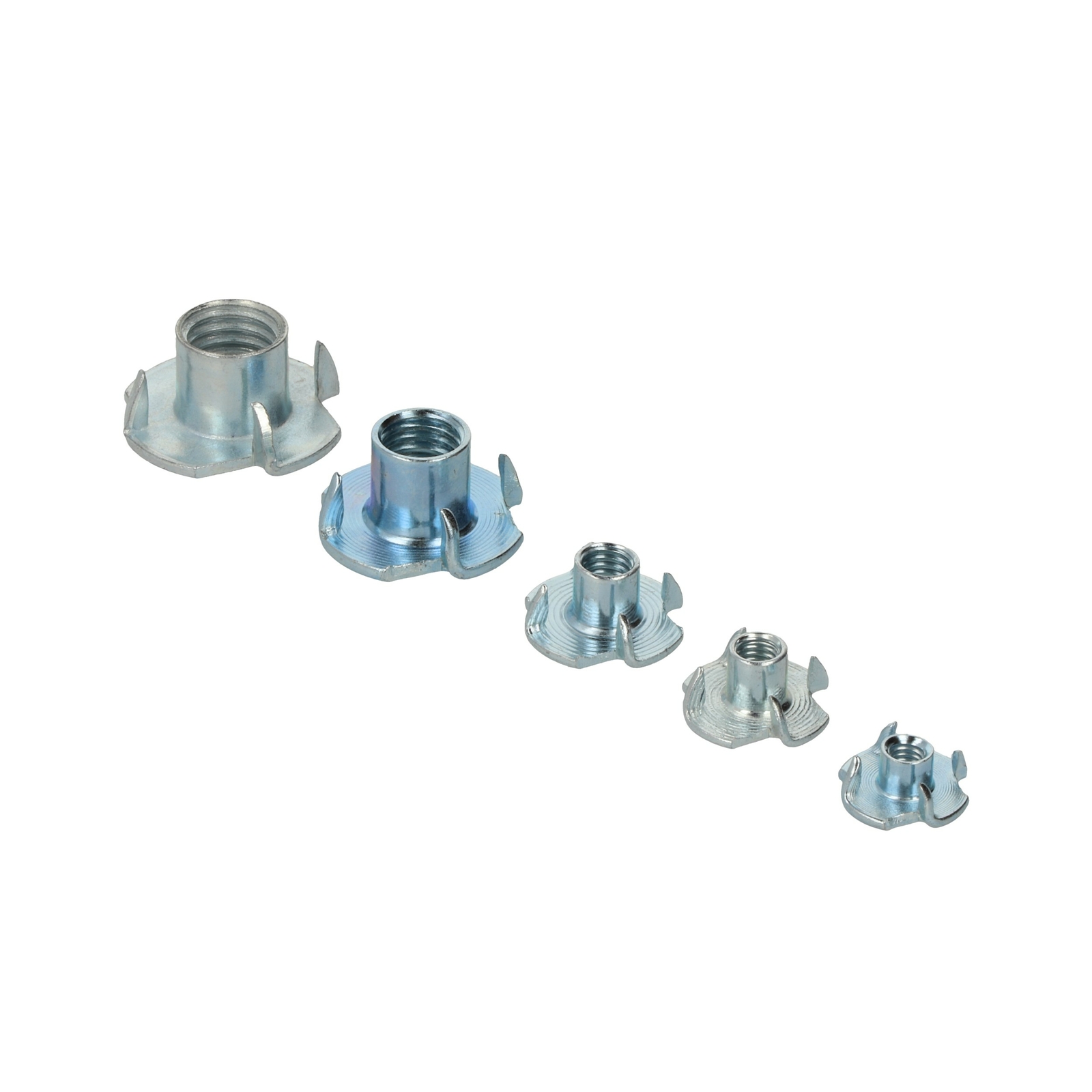 Einschlagmuttern M4 - M12 Gewinde Muttern Stahl verzinkt Holz ...