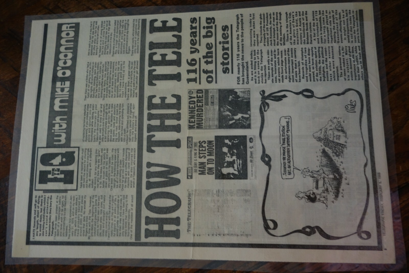 Last ever Telegraph newspaper cover, Official Expo 88 Newspaper ...