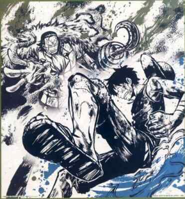 ONE PIECE Good Monkey D. Luffy Shikishi Card zealous toy Collection ...