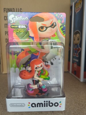 Nintendo Amiibo - Inkling Girl, Orange - Splatoon, (Factory Sealed) | eBay