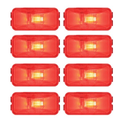 Marker Light 1-1/4in X 2-1/2in Red 571.LG15R 46412 (Pack of 8) | eBay