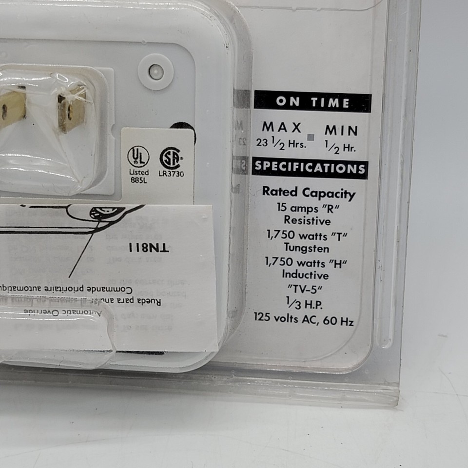 Intermatic TN811C 24 Hours Control Lamp And Appliance Programmable ...