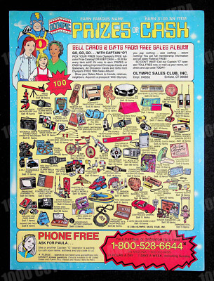 Olympic Sales Club Prizes or Cash 1984 Olympia Print Magazine Ad Poster ...