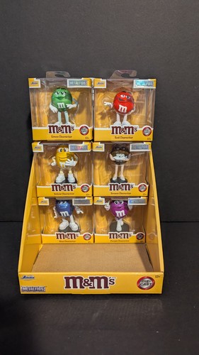 Jada Metalfigs - M&Ms - Set Of 6 Metal Mini Figures & Store Display Box ...