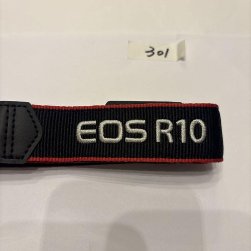 EOS R10 Camera Strap Black/Red Nylon Compact Stylish Used | eBay