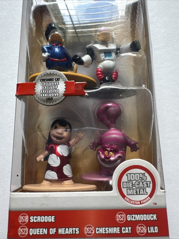Jada Nano Metalfigs Disney 5 Pack Queen Hearts Lilo Gizmoduck Scrooge ...