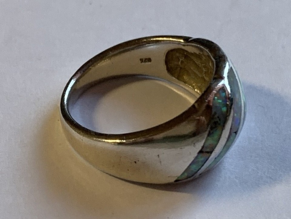 Vintage men's ring sterling silver 925 Size 8 Weight 7.8 g. Ukrainian ...