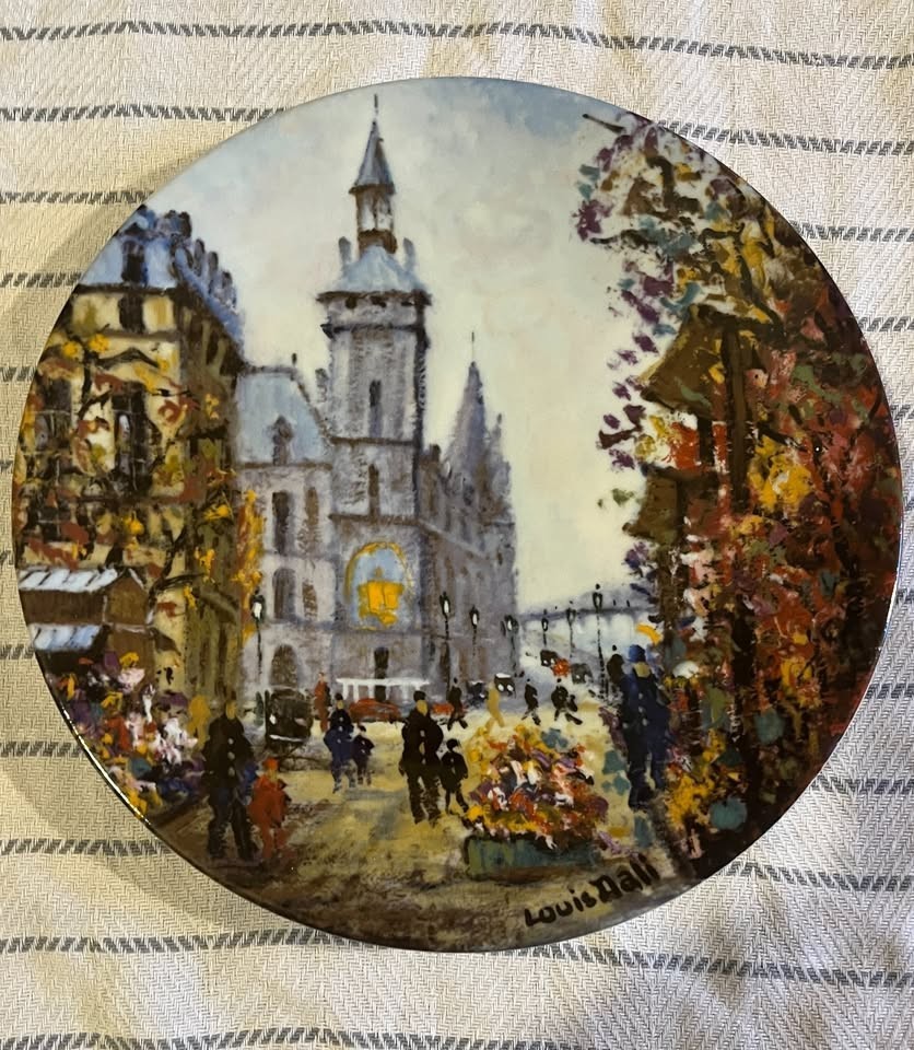 11 Louis Dali Limoges Collector Plates depicting Paris landmarks | eBay UK