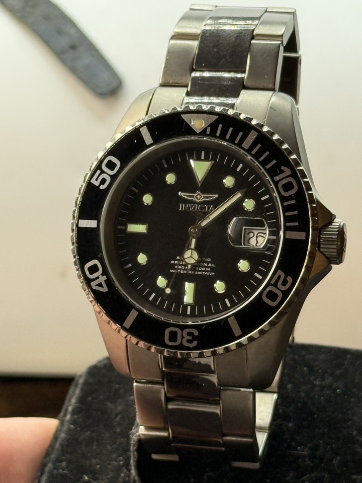 Invicta Professional Men's Dive Watch Automatic Solid Titanium 0420 | eBay