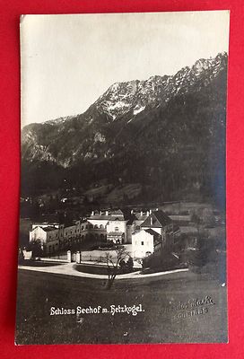 Foto AK ÖSTERREICH um 1930 Schloss Seehof mit Hetzkogel ( 6779 | eBay