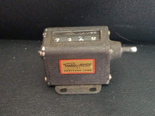 Veeder Root Vintage 4 Digit Mechanical Counter 2 1/4"L 1 1/4"H | eBay