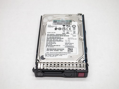 872477-B21 872736-001 HPE 600GB 10K SAS 2.5 12Gb/s 512e HDD DS FW SC ...