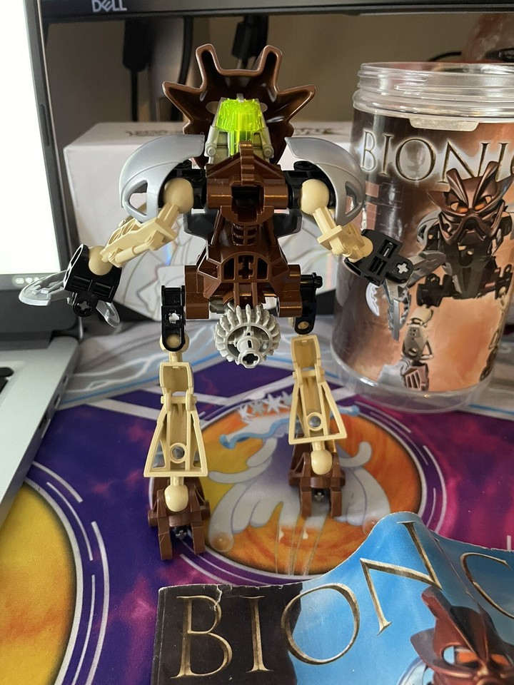 LEGO Bionicle Pohatu Nuva 8568 Complete Tub And Instructions Toa action ...