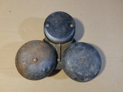 Vintage Cast Iron WESTERN ELECTRIC DOUBLE BELL OUTDOOR RINGER #392L | eBay