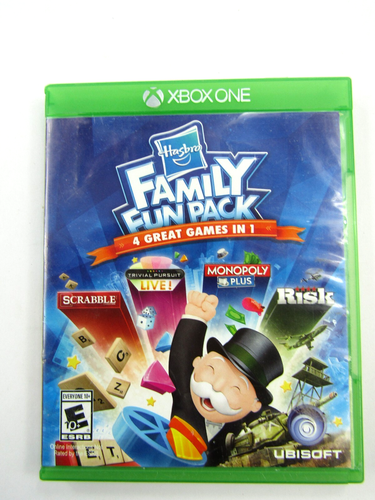 Hasbro Family Fun Pack XBOX One Video Game 4 Games in One Ubisoft No ...