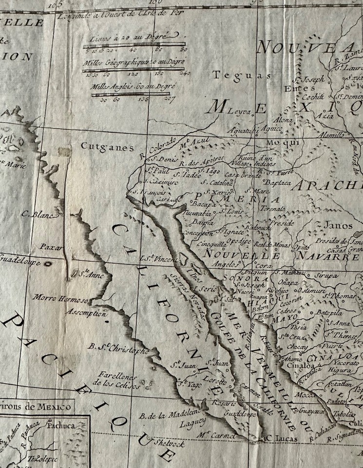 Antique Map: Mexico and SW US during the American Revolution 1779 | eBay