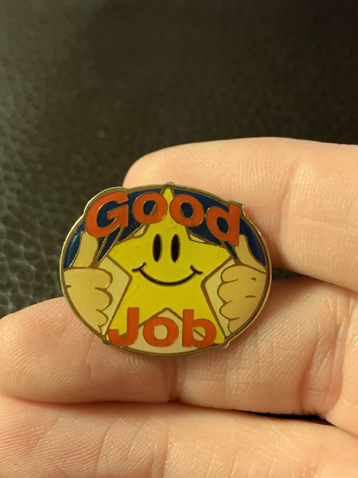 Vintage Good Job Walmart Gold Tone Enamel Lapel Pin (GW7) | eBay