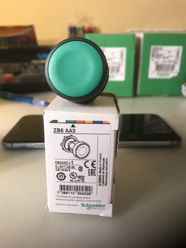 22MM PUSHBUTTON SWITCH HEAD FITS ZB5 AA3 Green color SCHENIDER | eBay