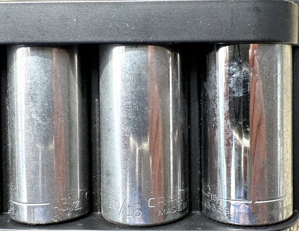 CRAFTSMAN 3/8 INCH DRIVE 9 PC HEX SAE DEEP WELL SOCKET SET | eBay