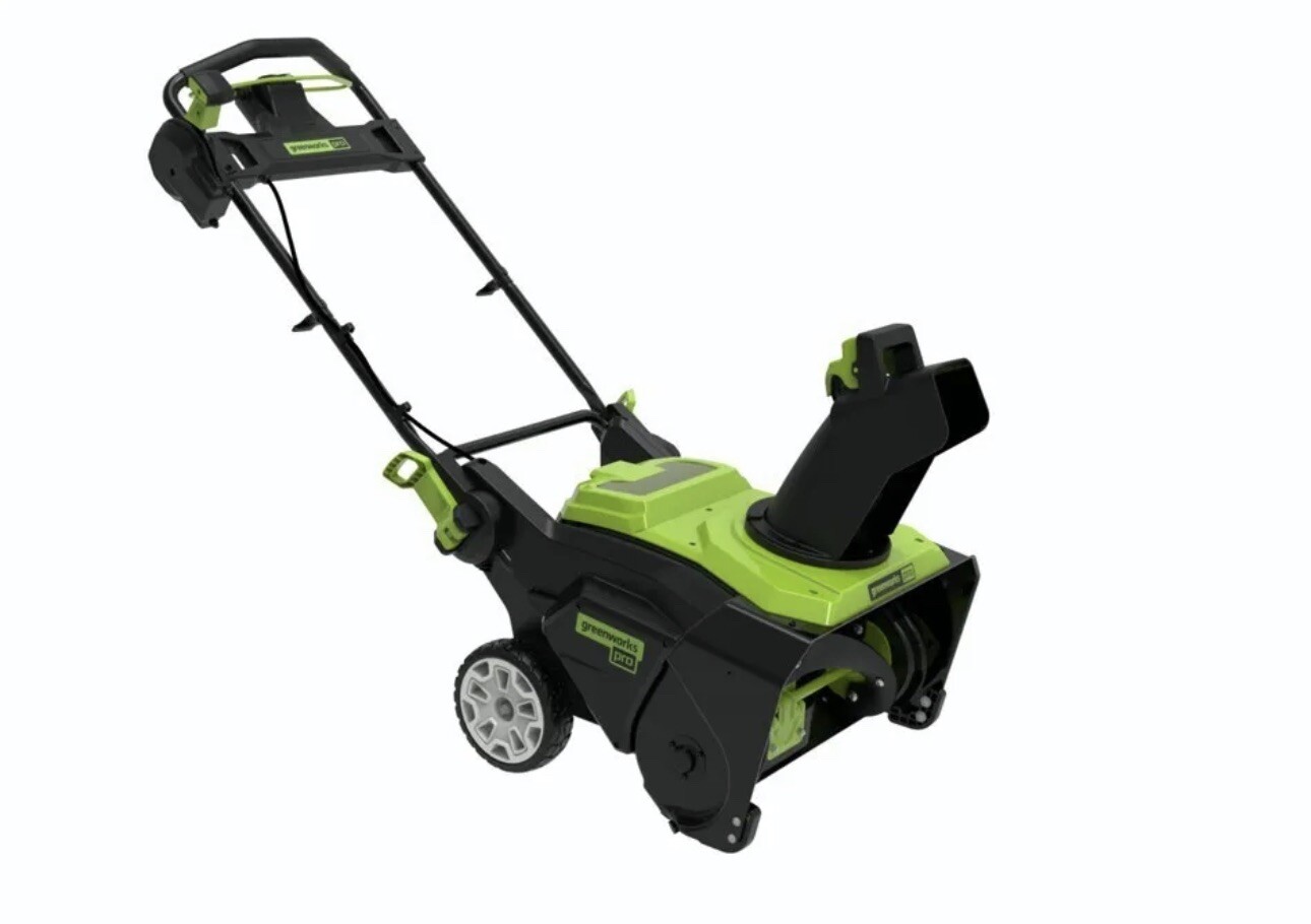 GreenWorks 2601302 Track Snowblower -Green 841821019907 | eBay