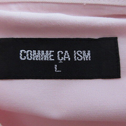 Comme Ca Ism Shirt Dress Y Button Down Long Sleeve Stitch Cotton Thin ...