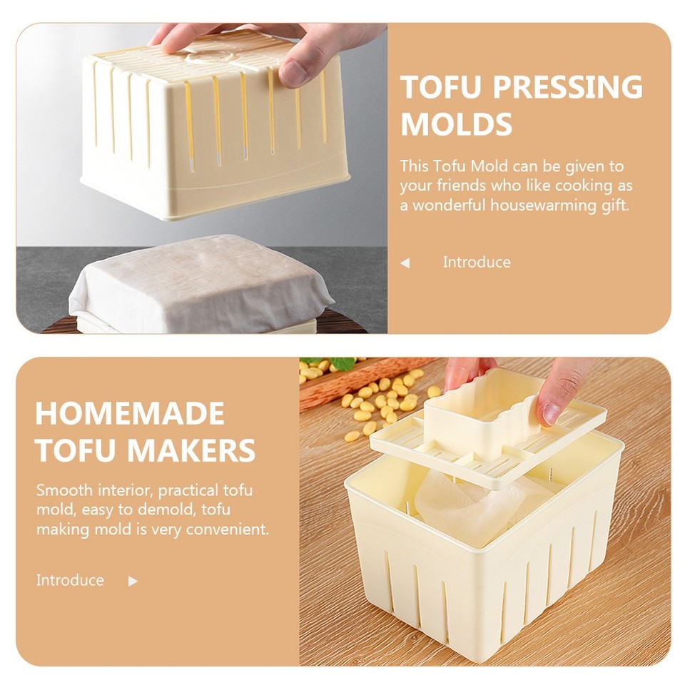 3 Sets Tofu Press Maker Mold Homemade Tofu Mould Box DIY Homemade ...
