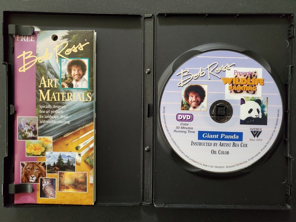 Bob Ross Presents Wildlife Painting Giant Panda Techniques (DVD, 2007 ...