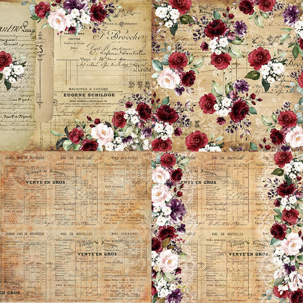 Vintage Scrapbook Paper Patterns