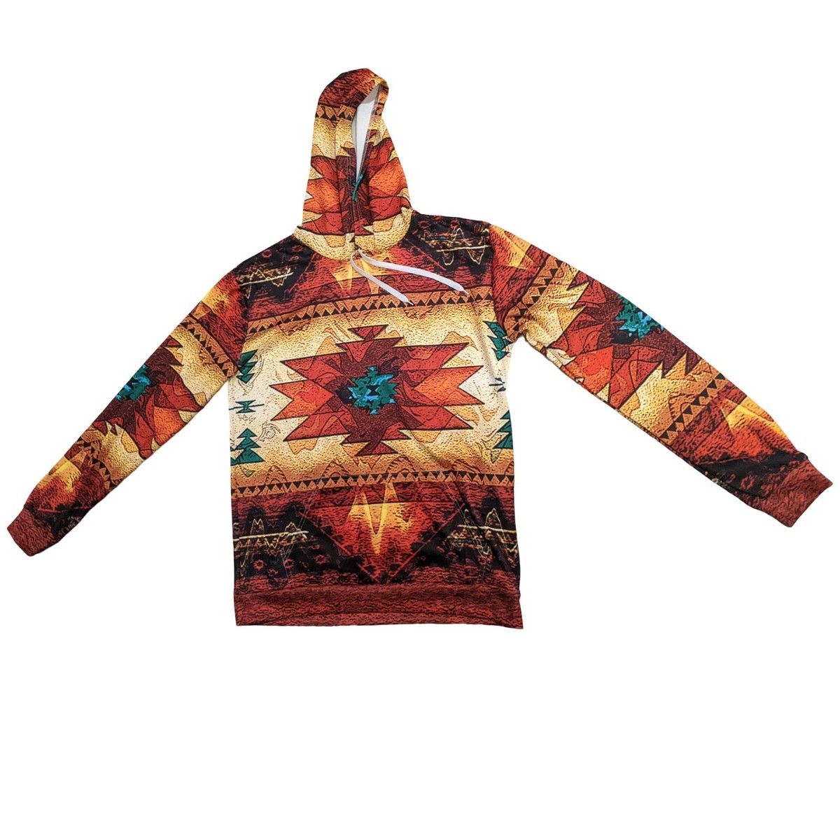 Native American Pattern Hoodie NATIVES ARE FREE SWEATSHIRTS AND