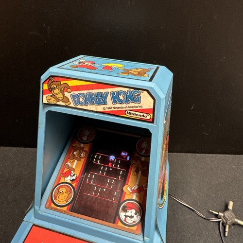 Donkey Kong Mini Arcade Game Vintage Nintendo of America Coleco 1982 ...