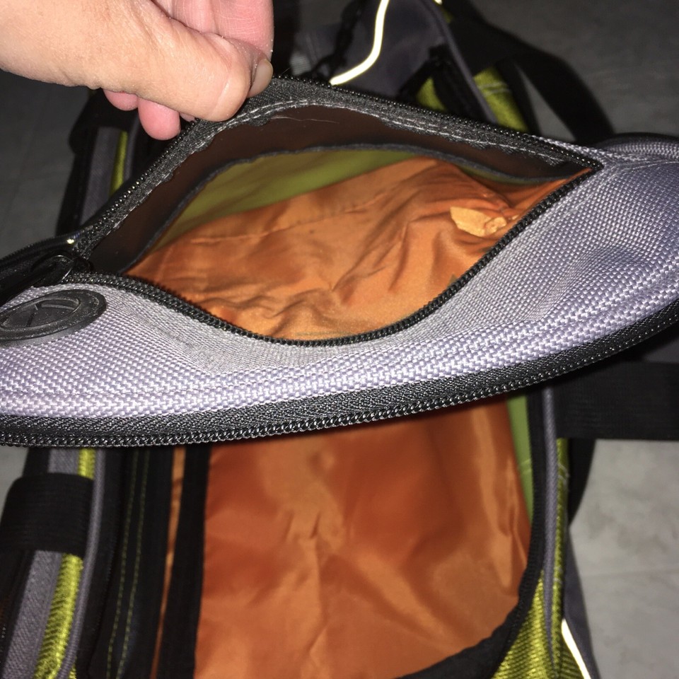 SAMSONITE Waterproof DUFFLE Bag Sport Backpack Grey/Green Suitcase ...